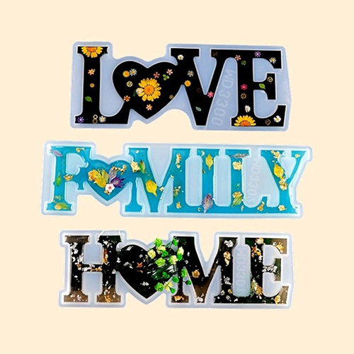 Resin words with lights and personalised photo - Gift a Gift